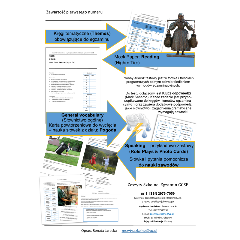 Zeszyty szkolne 1. GCSE in Polish