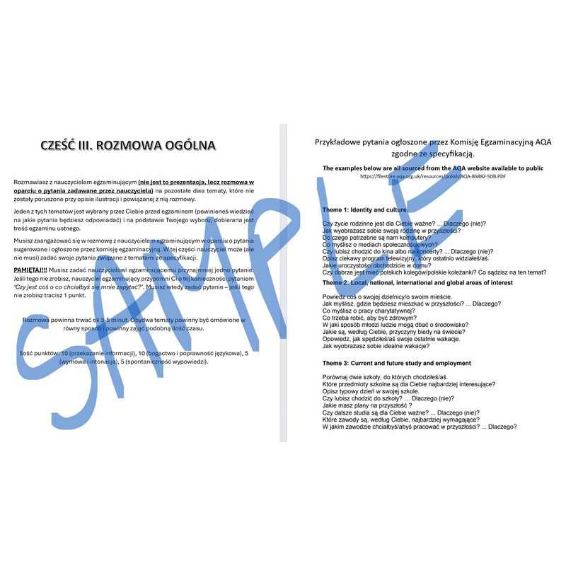 GCSE Polish Speaking. Revision book. Księgarnia UK