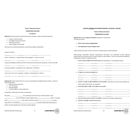 GCSE Polish Writing. Revision book. Księgarnia UK