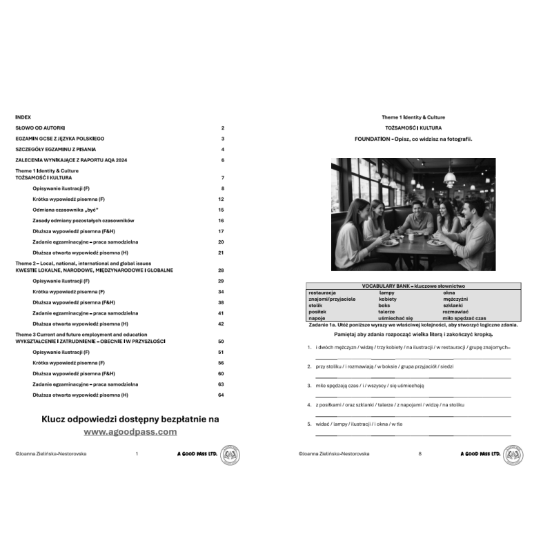 GCSE Polish Writing. Revision book. Księgarnia UK