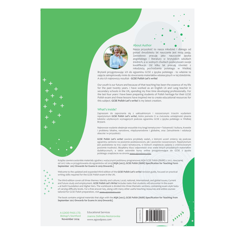 GCSE Polish Writing. Revision book. Księgarnia UK