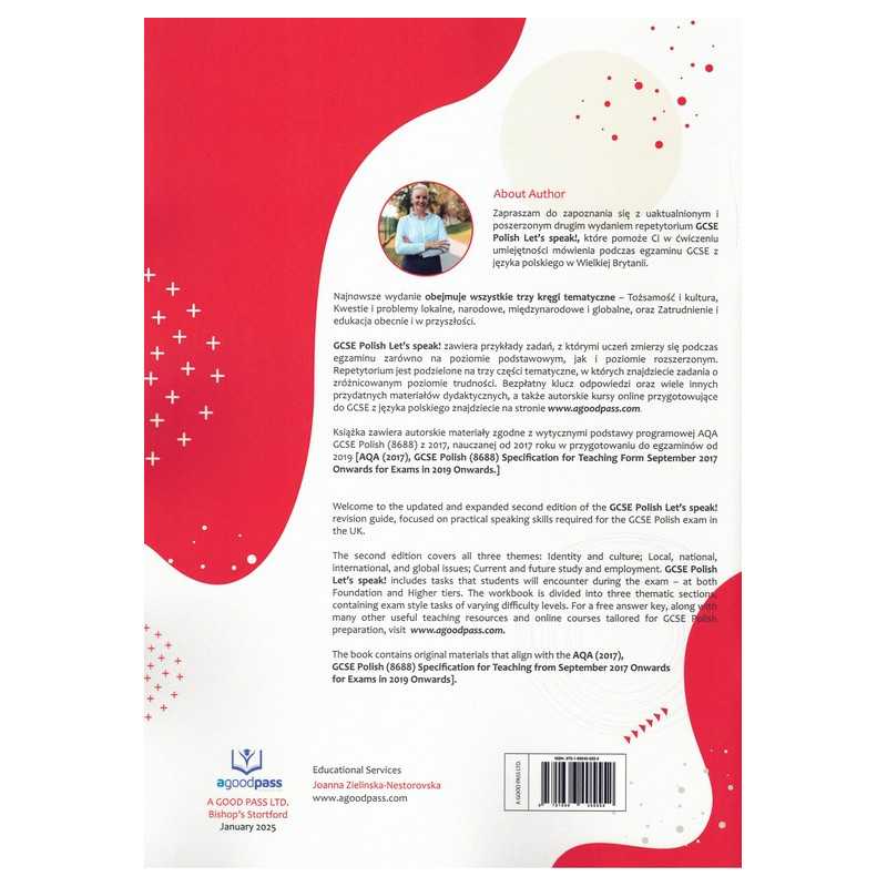 GCSE Polish Speaking. Revision book. Księgarnia UK