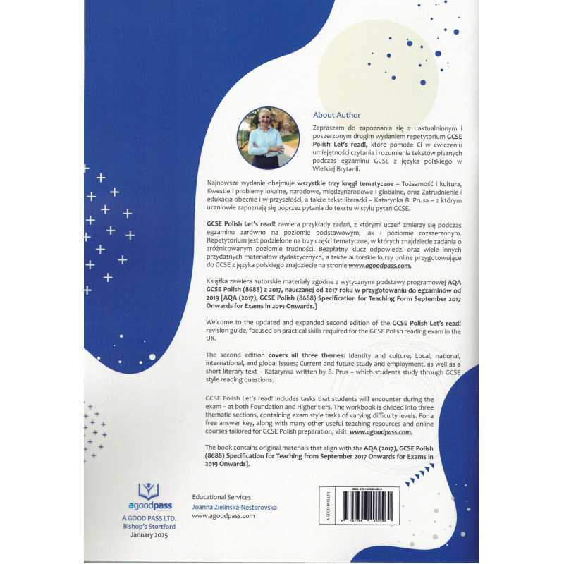 GCSE Polish Reading. Revision book. Księgarnia UK
