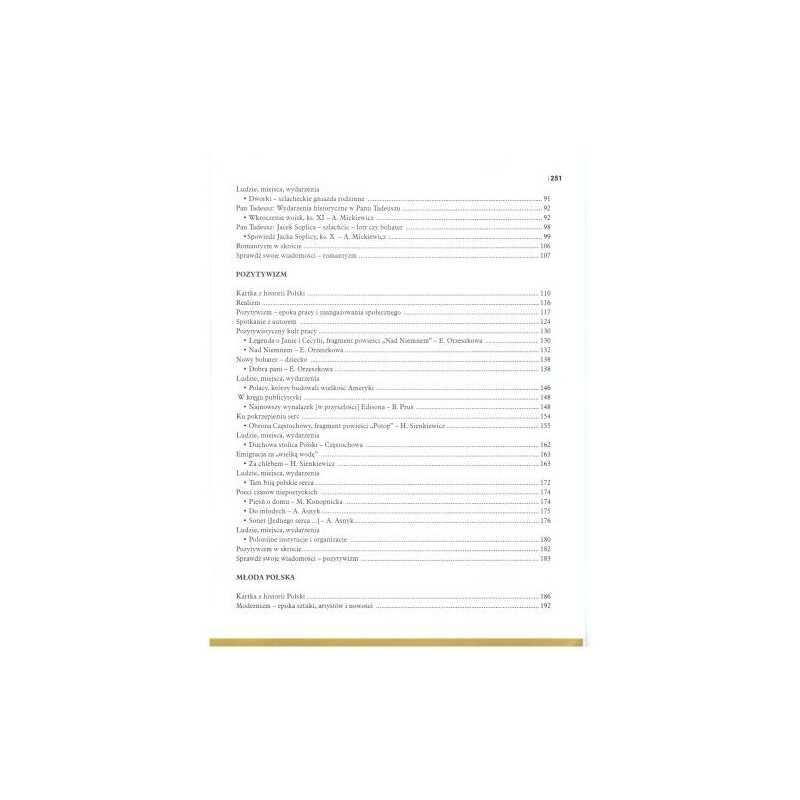 Polish workbooks for students in Polish high school, year 10